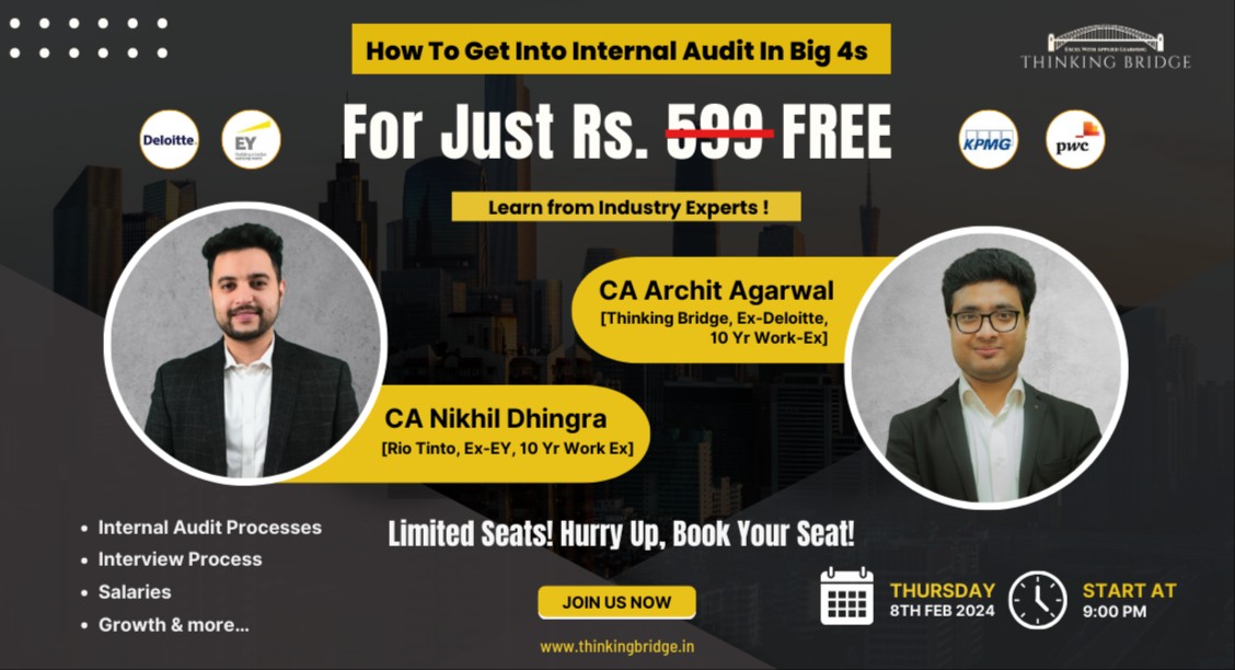 How To Get Into Internal Audit In Big 4s